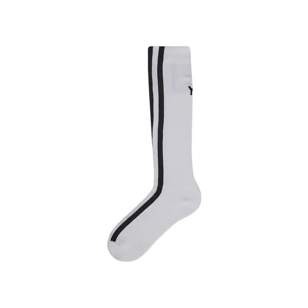 Y3 Logo Strip Socks - White