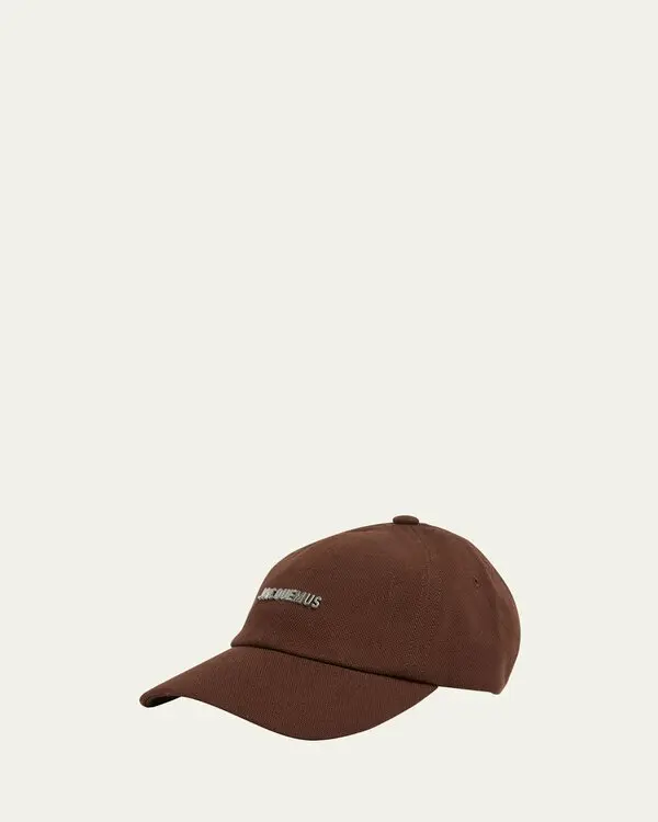 Jacquemus The Gadjo Logo Baseball Cap - Brown