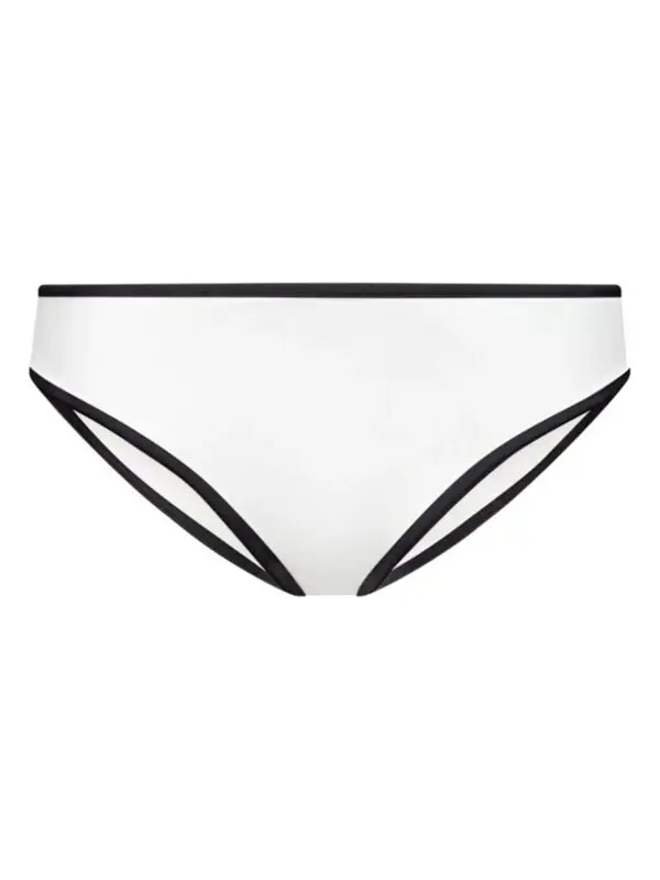 Loulou De Saison Contrast-trim Bikini Bottom