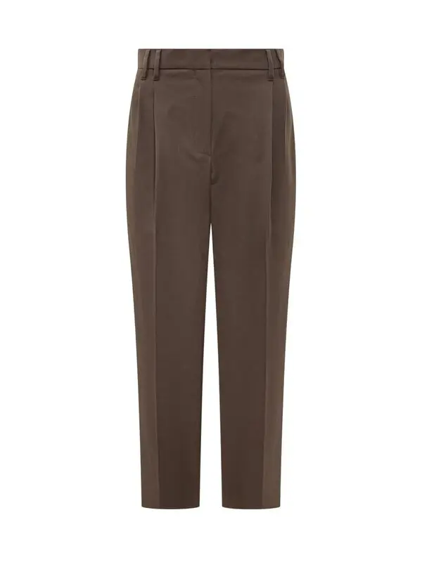 Brunello Cucinelli Straight Cropped Pants