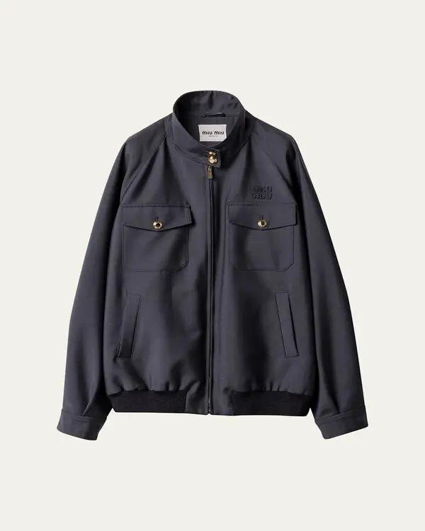Miu Miu Bomber Jacket - Ematite