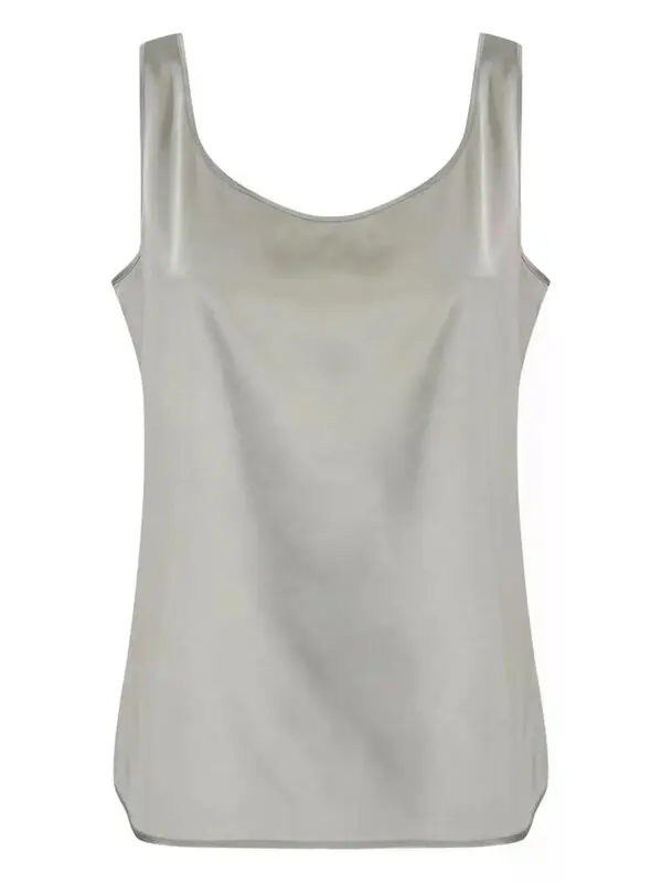 Max Mara Scoop-neck Top - Grey