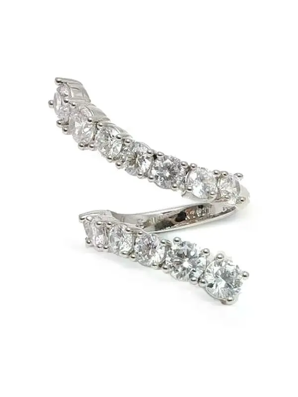 PANCONESI Embellished Double-band Ring