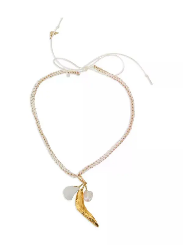 FORTE_FORTE Cord Necklace - White
