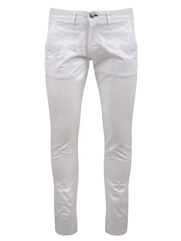 DANIELE ALESSANDRINI Trousers - White