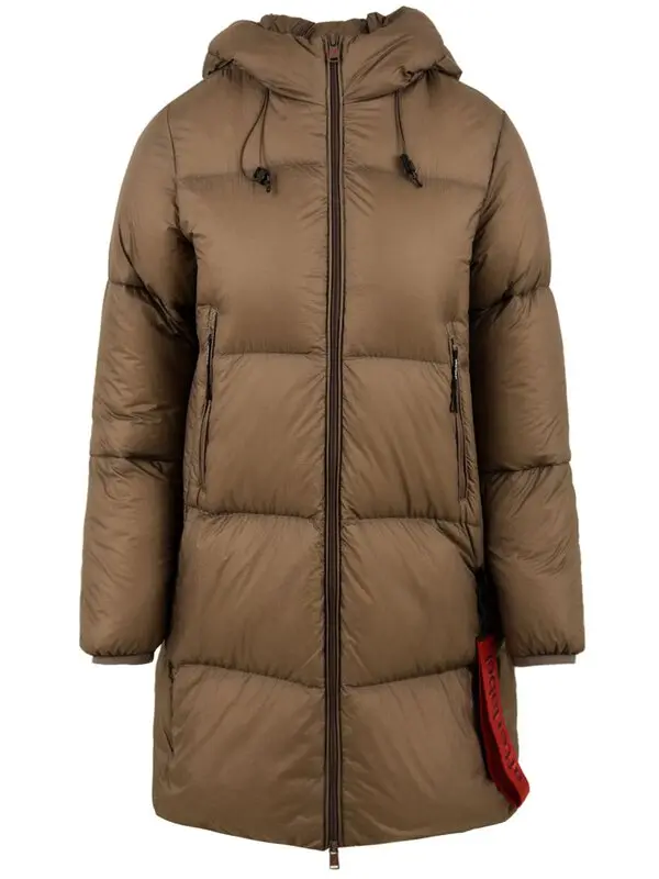 AFTER/LABEL Long Length Padded Coat - Dove Grey