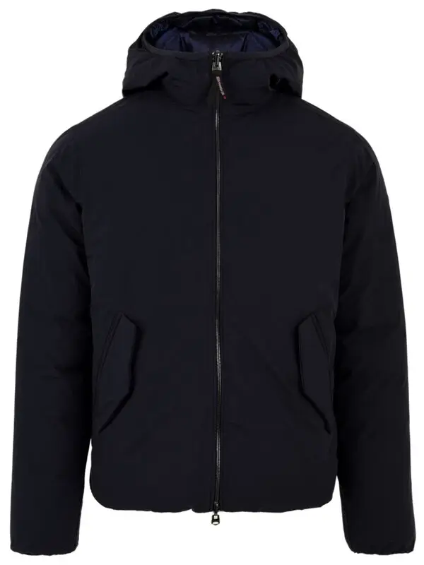 MUSEUM Hooded Down Jacket - C037 Deep Blue