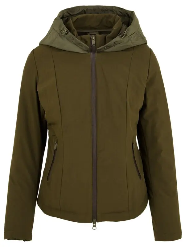 BOMBOOGIE Hooded Jacket - 396 Cypress Green