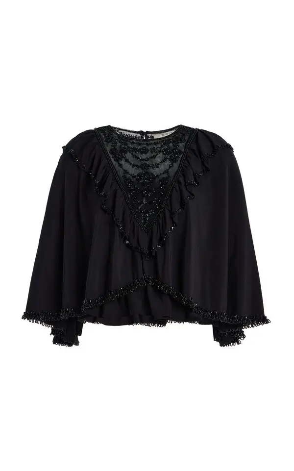 Sea Shanna Beaded Capelet Top