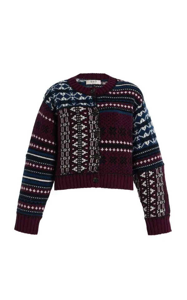 Sea Linea Fair Isle Wool Cardigan - Multi