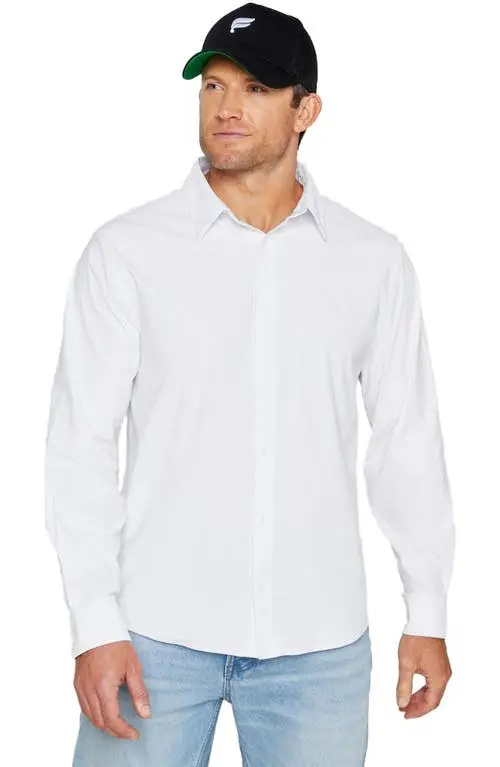 FABLETICS The Don Long Sleeve Button Up - Classic White