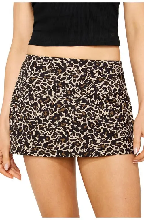 FABLETICS Pureluxe Mini Skirt - Brutalist Khaki Lisa Leo