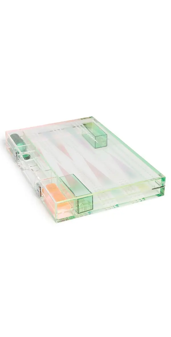 SUNNYLIFE Lucite Backgammon Set
