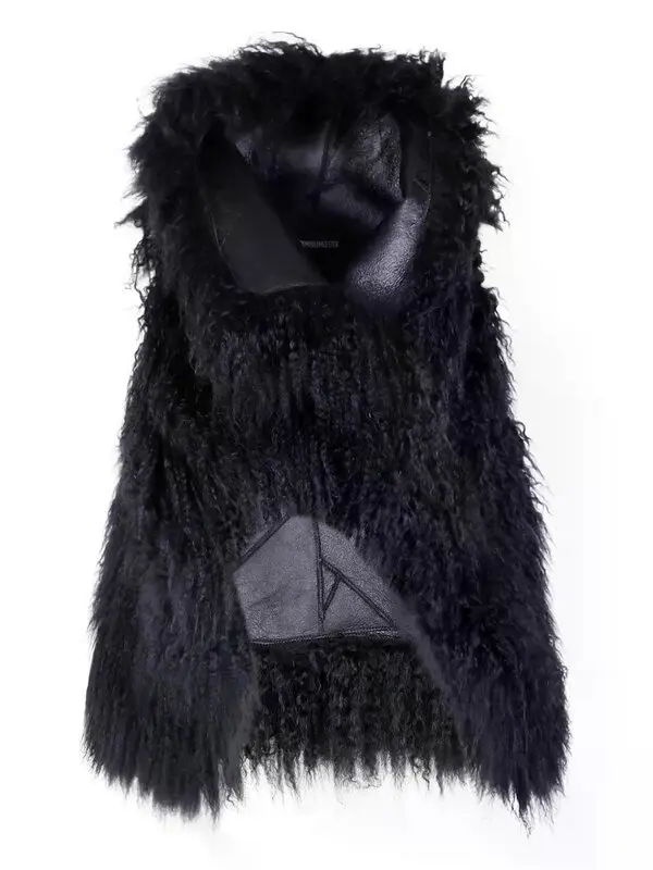 ANN DEMEULEMEESTER Shearling Waistcoat