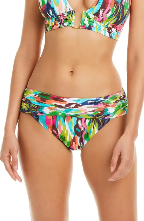 ROD BEATTIE Foldover Hipster Bikini Bottom - Multicolored