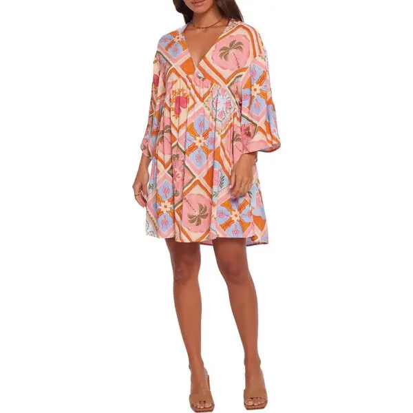 PETAL & PUP Zanna Long Sleeve Mini Dress