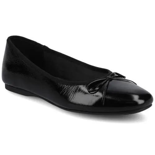 BIRDIES The Songbird Patent Leather Flat - Black Patent