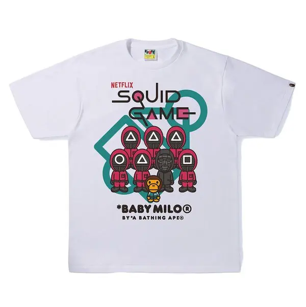 BAPE X Squid Game Baby Milo Tee Shirt - White