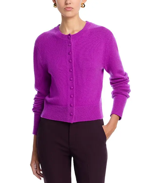 A.L.C. Skyler Cashmere Cardigan Sweater - Fuchsia