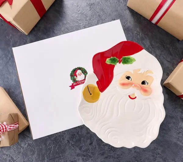 MR. CHRISTMAS As Is 14' Nostalgic Holiday Platter
