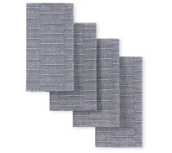 MARTHA STEWART Honeycomb Modern Farmhouse Napki N 4-pack Set
