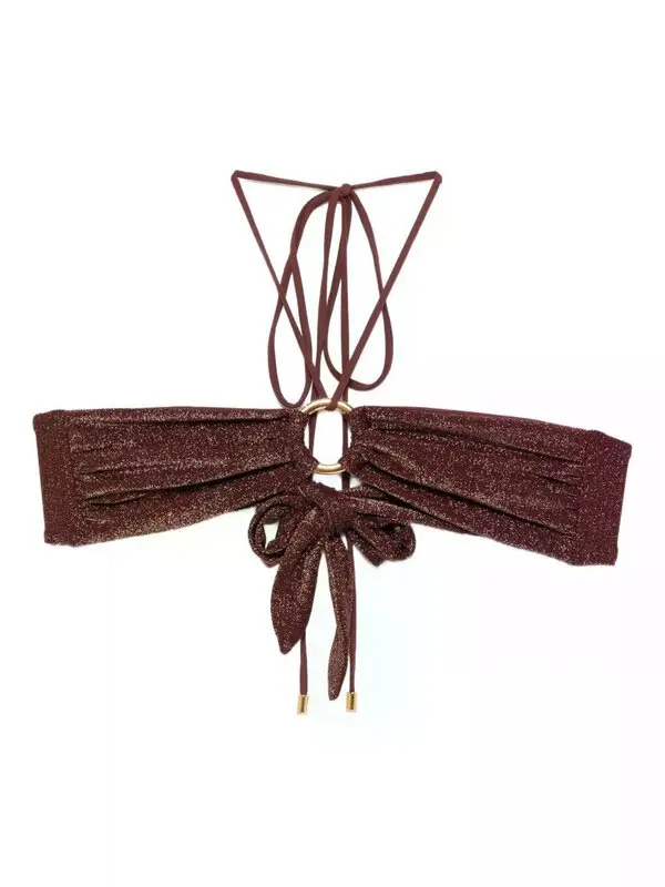 AWAY THAT DAY Acapulco Bikini Top - Brown
