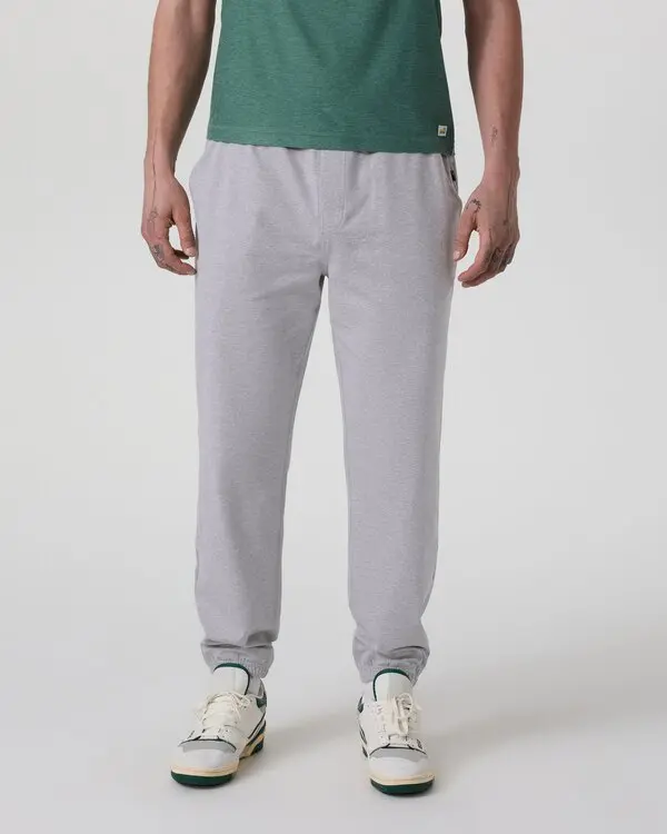 Vuori Coronado Sweatpant Long - Light Heather Grey