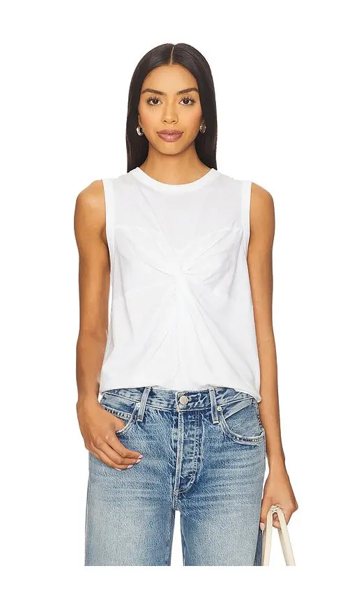 NATION LOS ANGELES Neve Tank Top - White