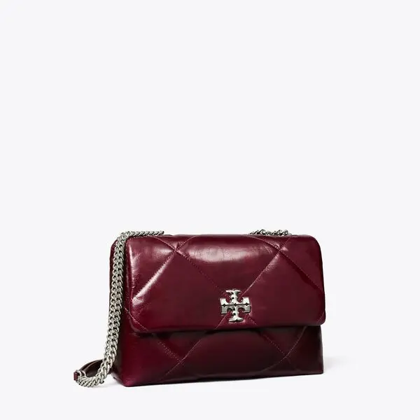 Tory Burch Kira Diamond Quilt Distressed Shoulder Bag