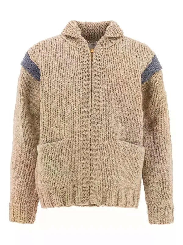 Visvim Hand-knit Zip-front Cardigan
