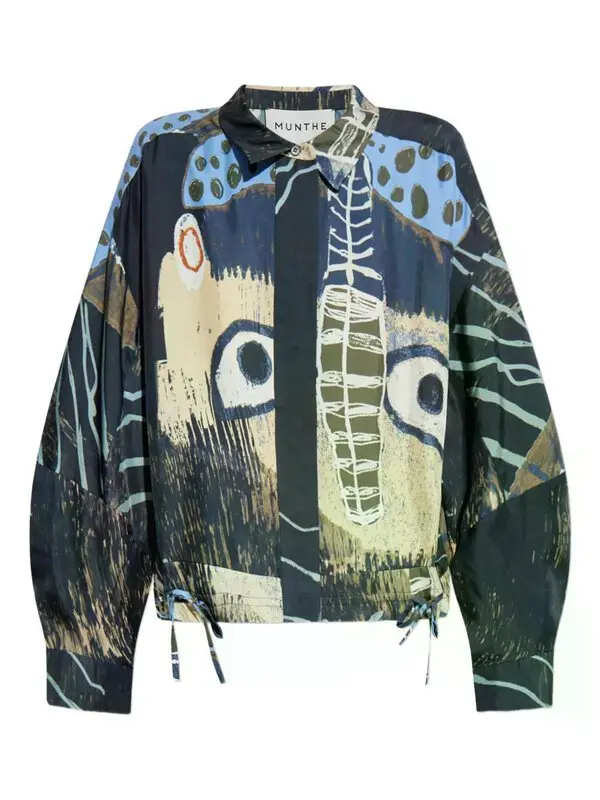 Munthe Abstract-print Top