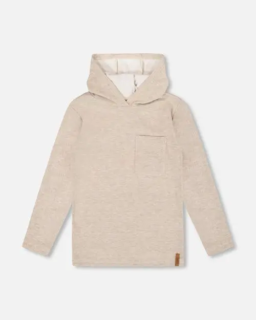 DEUX PAR DEUX Brushed Jersey Hooded Tee