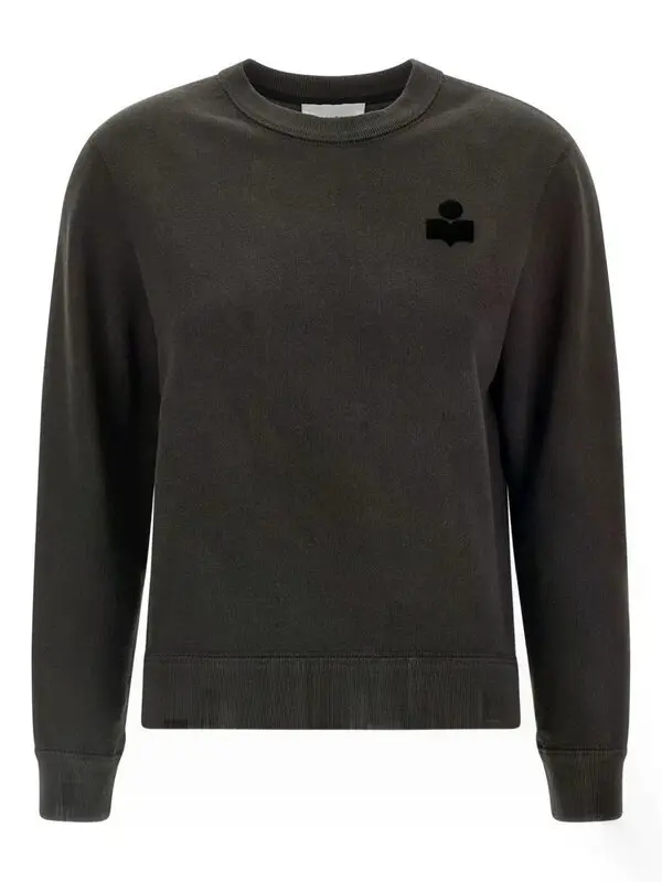 MARANT ETOILE Maurine Cotton Sweatshirt - Black