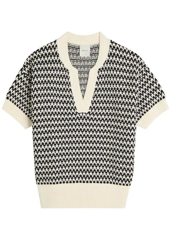 Varley Dora Patterned Knit Top