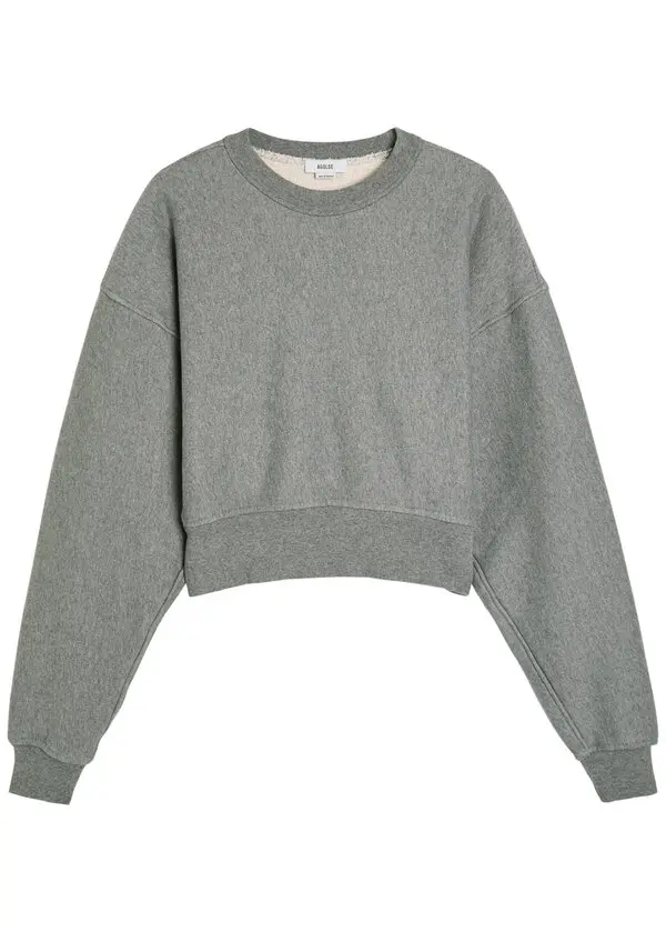 AGOLDE Cotton Relaxed Sweatshirt - Grey