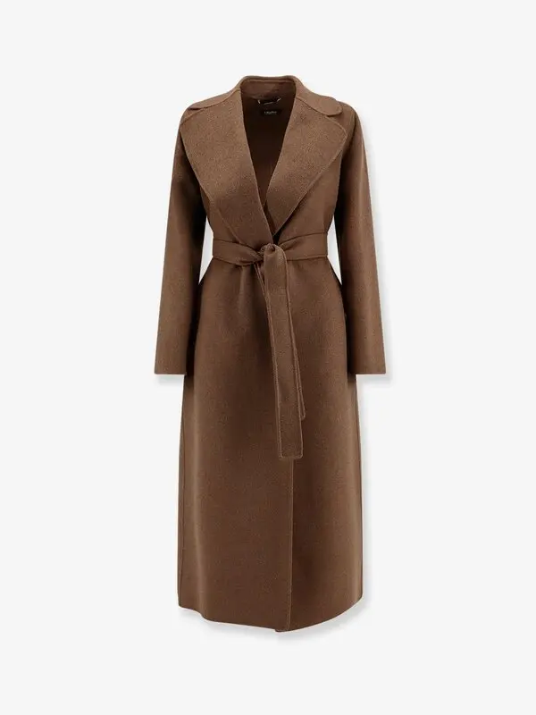 Max Mara Poldo Wool Coat - Brown