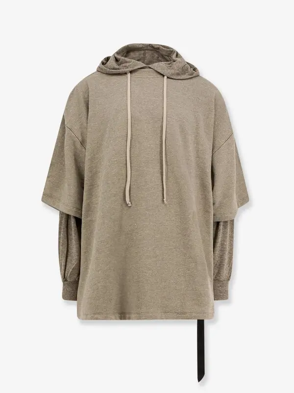 Rick Owens Cotton Blend Tommy Hustler Sweatshirt