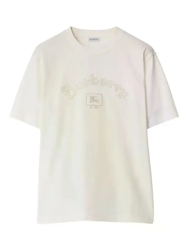 Burberry Equestrian Knight-logo T-shirt - White