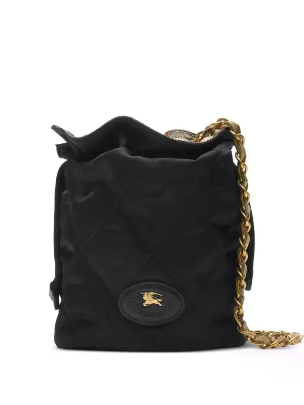 Burberry Horseshoe Quilted Mini Bag With Chain Strap