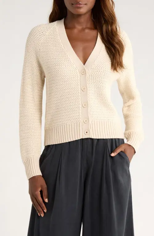 Marine Layer Cotton And Merino Wool-blend Cardigan