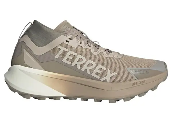 Adidas Terrex Agravic Gore-tex Trail Sneakers - Blanch Cargo/alumina/putty Beige