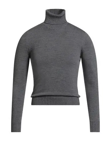 DRUMOHR Turtleneck Merino Wool Pullover - Grey