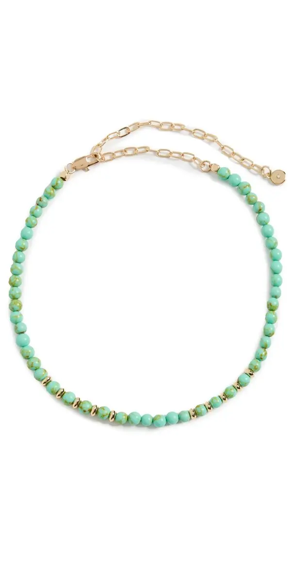 Ettika Ibiza Beaded Choker - Turquoise