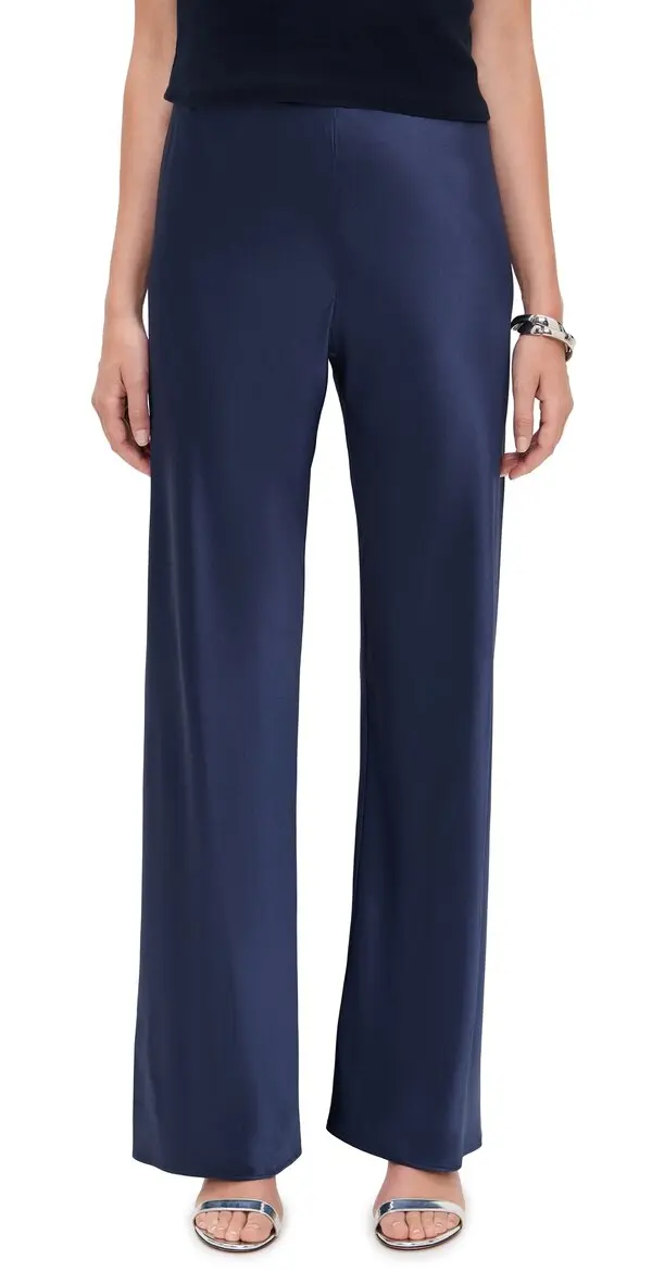 Cami Nyc Bristol Mid-rise Wide Leg Pants - Harbor