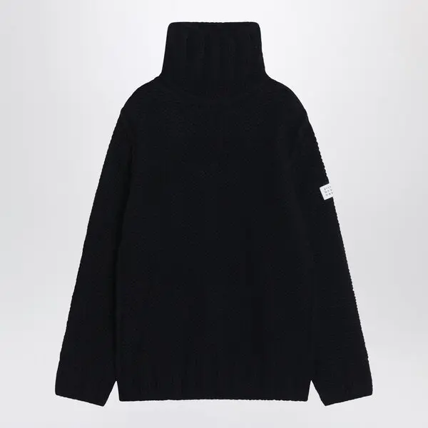 MAISON MARGIELA Wool Turtleneck Sweater - Black