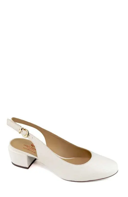 MARC JOSEPH NEW YORK Broad St Slingback Leather Pump