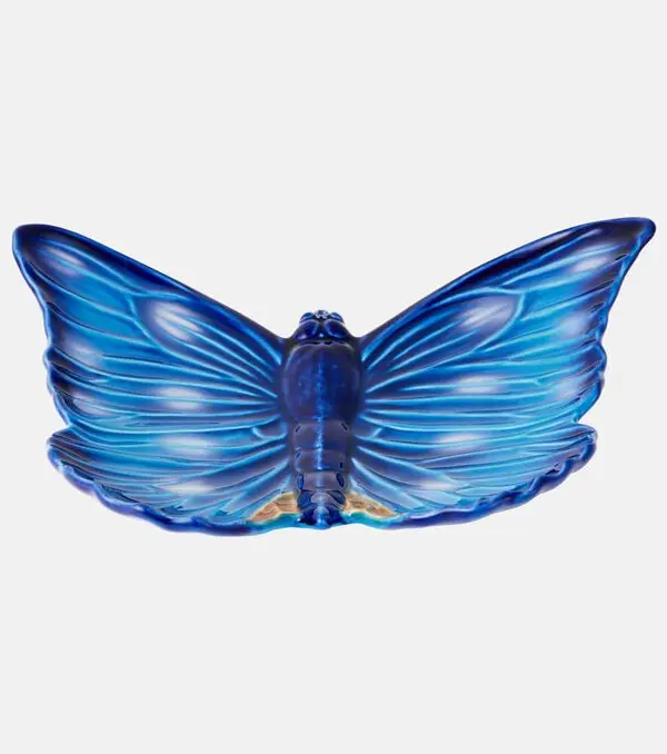 BORDALLO PINHEIRO Cloudy Butterflies Tray Claudia Schiffer