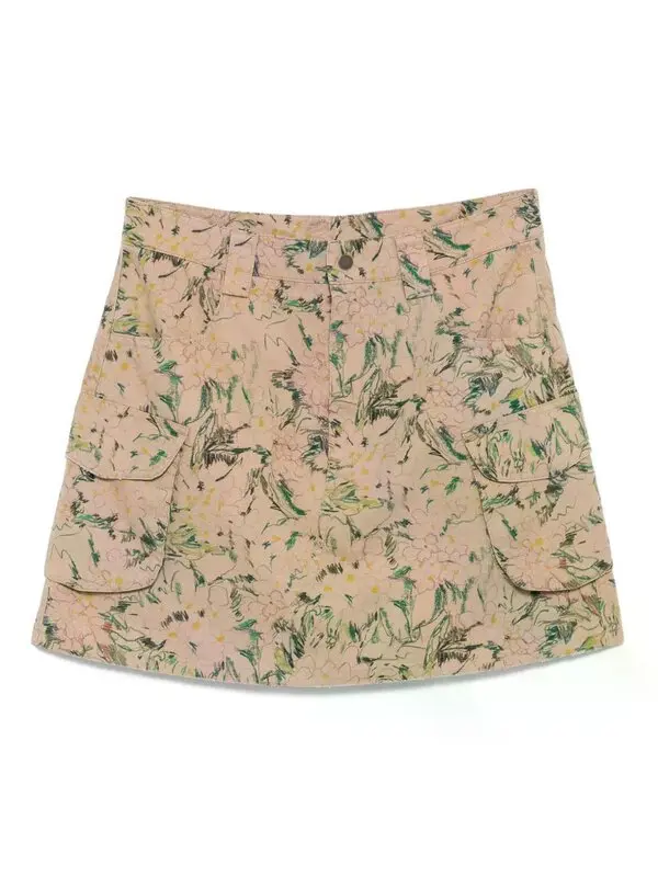 JNBY A-line Cotton Skirt - Neutrals