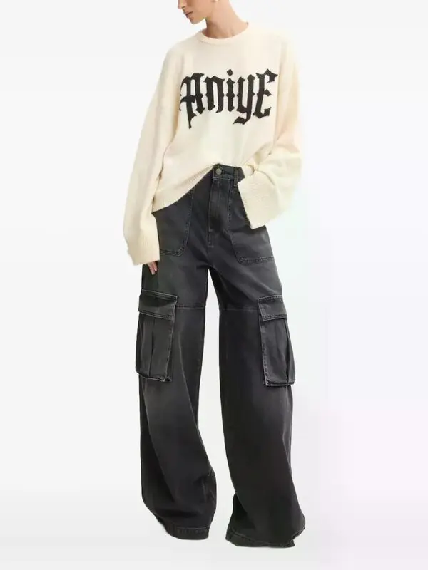 ANIYE BY Logo-intarsia Sweater