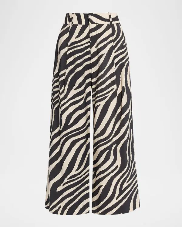 Smythe Cropped Pleated Trousers